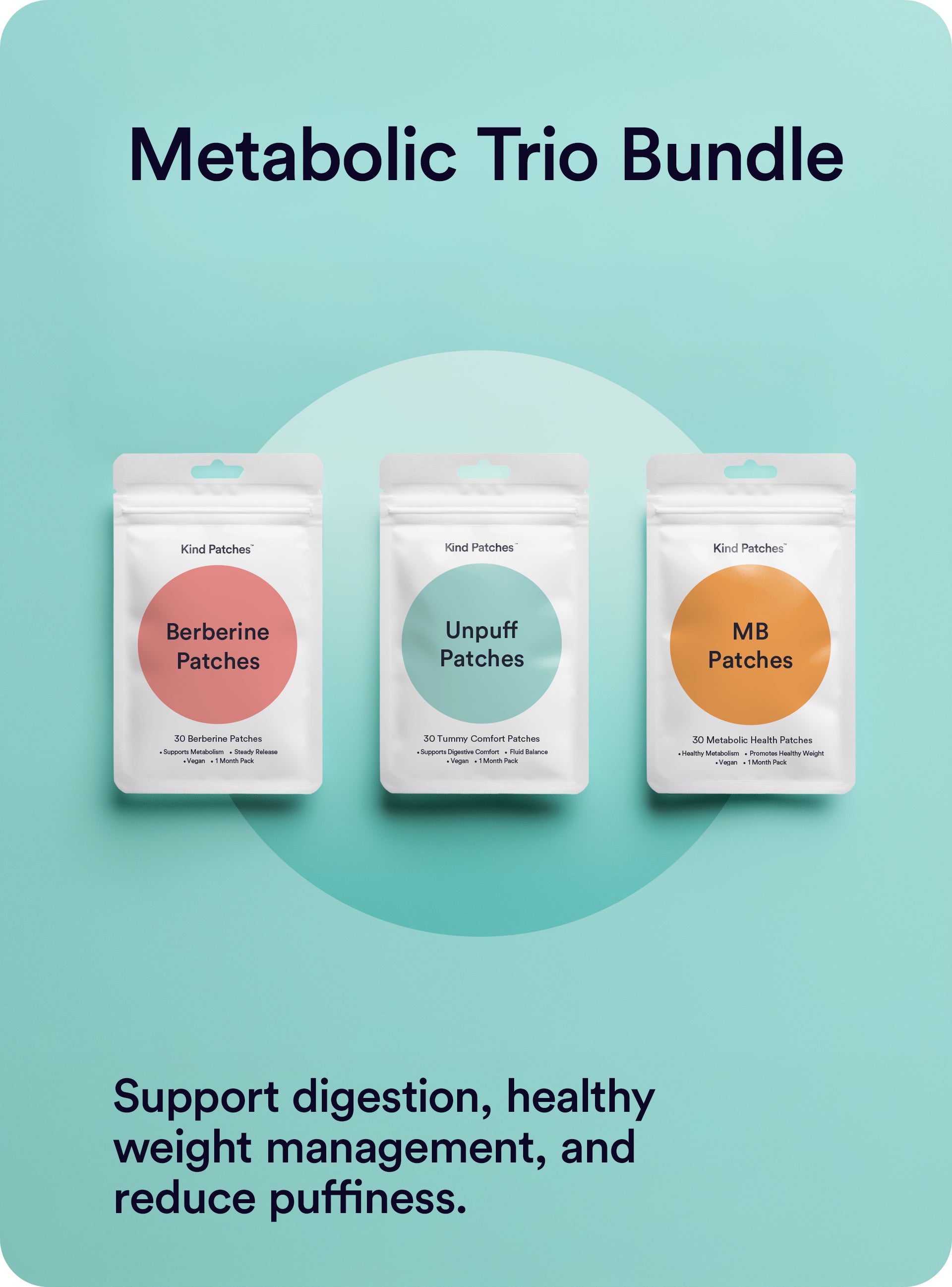 Metabolic Trio Bundle – Kind Patches